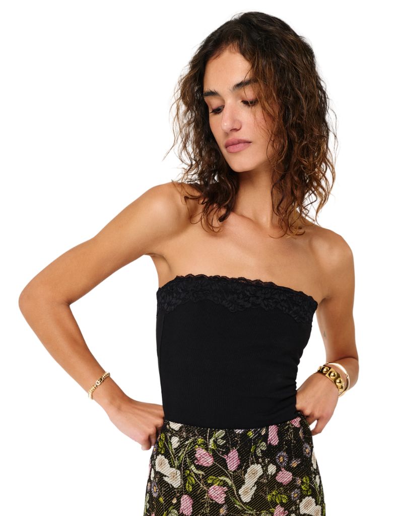 strapless cami top
