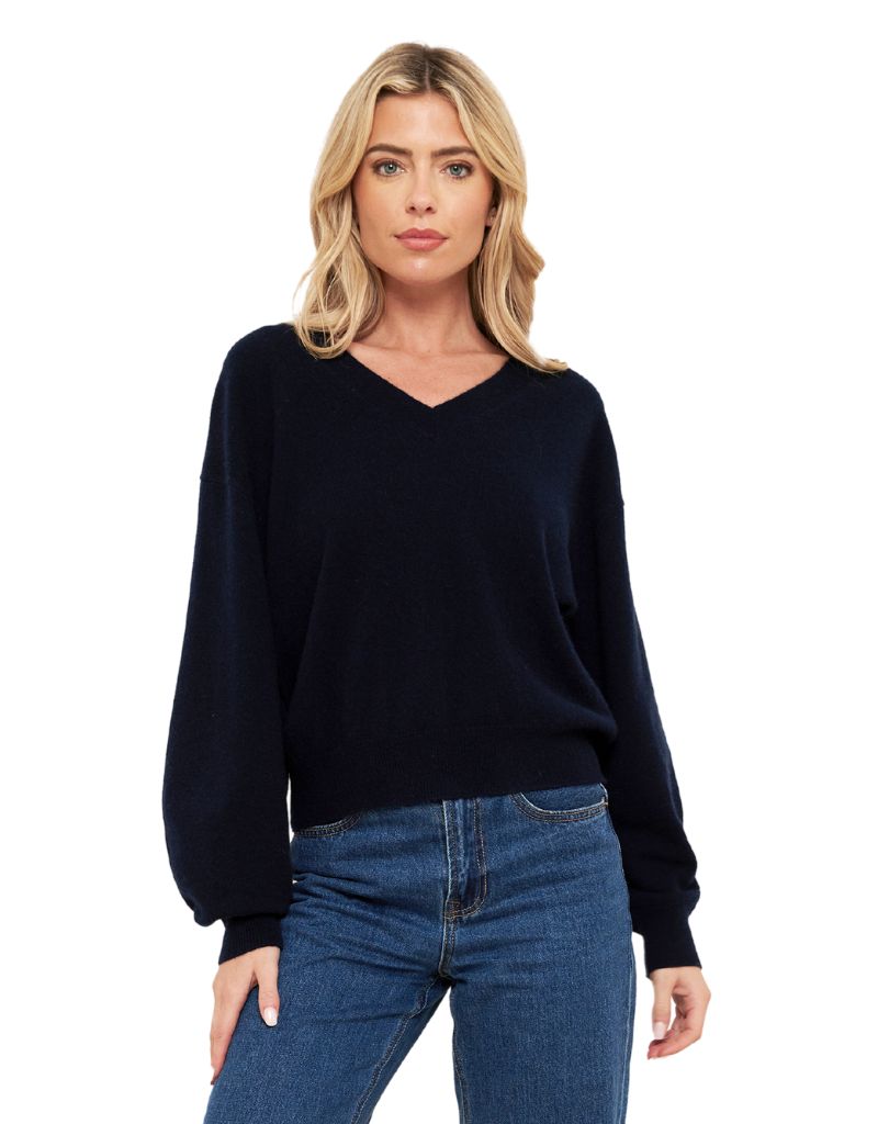 Brodie | Matilda V Neck Navy | I Am More Scarsdale