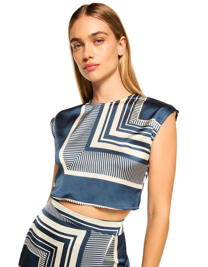 Misa | Hara Top Linear Geo | I Am More Scarsdale
